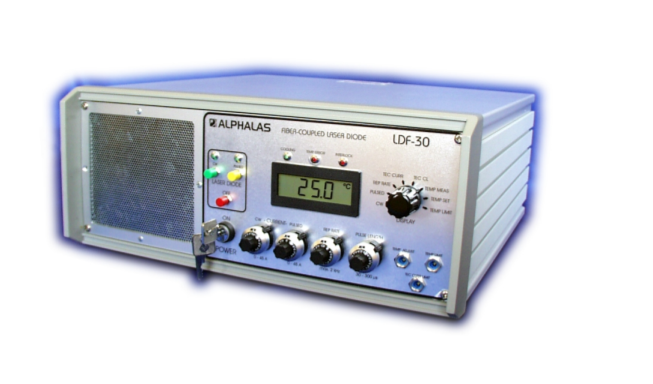 ALPHALAS带驱动器和TEC的光纤耦合激光二极管：LDF系列