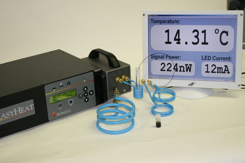 Ambrell EASYHEAT 感应加热器 纳米颗粒溶液 加热应用 - Ambrell高频感应加热电源-EASYHEAT-EKOHEAT