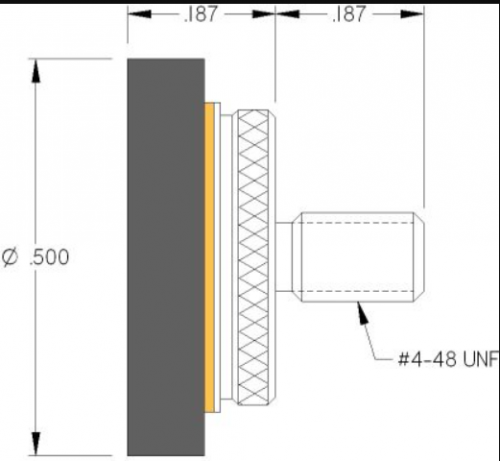 美国Carbide Probes AGD指示表测头,硬质合金测头,平测头