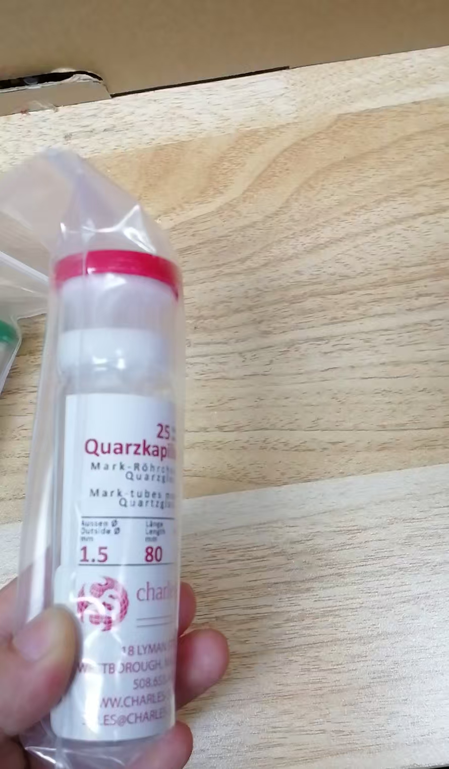 美国 Charles Supper Boron Rich 01-BG-0.1mm 富硼薄壁毛细管