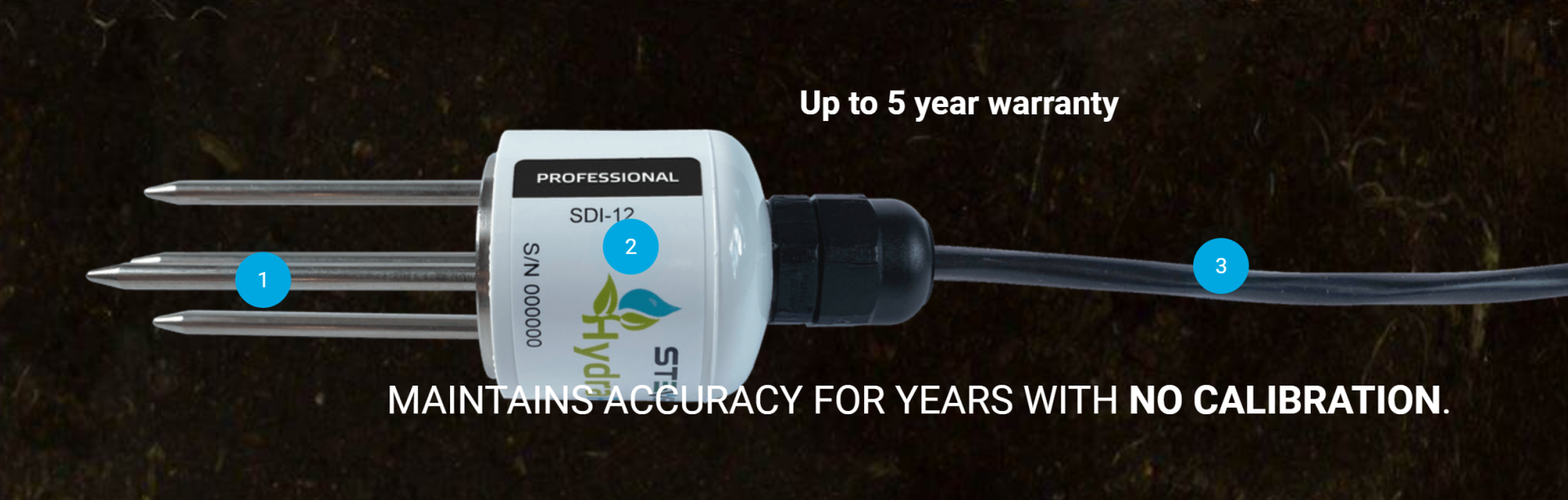 Stevens HydraProbe HydraGO 土壤传感器 - Stevens Water Monitoring Systems 水位计 ...