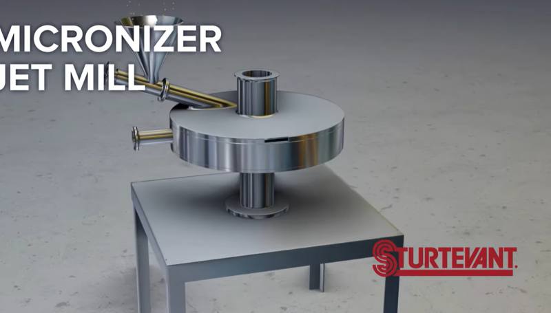 Sturtevant MICRONIZER ® JET MILL 微粉磨 - STURTEVANT 气流分级器 磨机 破碎机